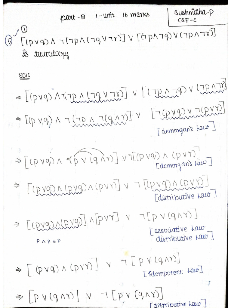 Maths Unit-1 | PDF