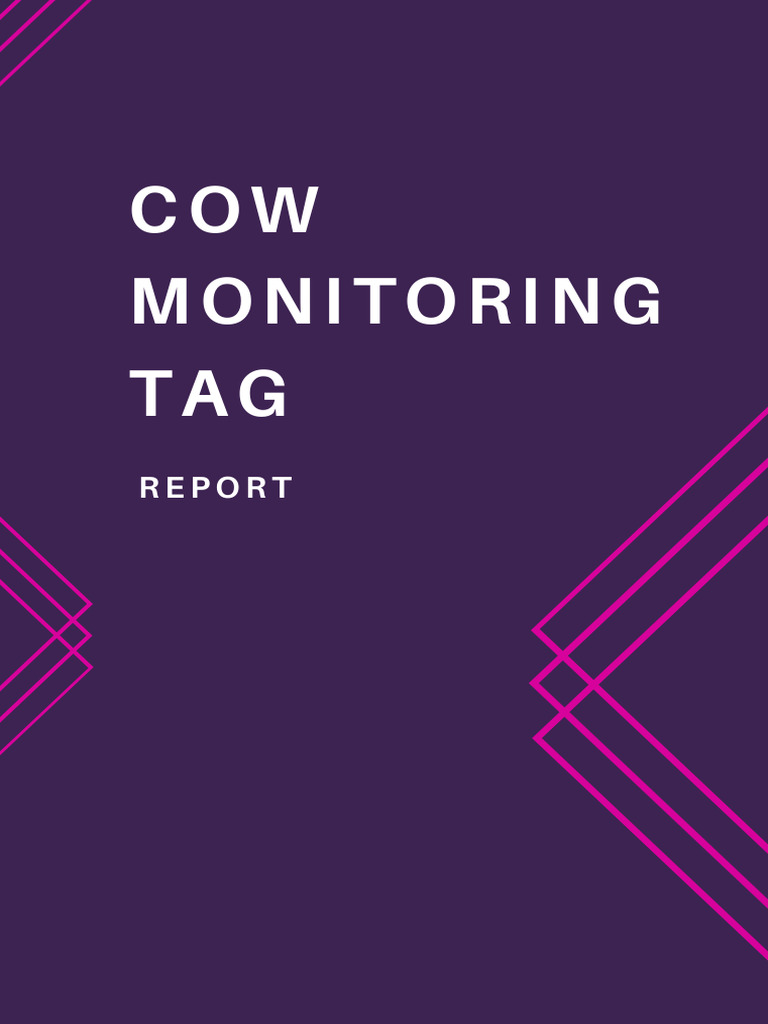 Cow Monitoring Tag Report | PDF