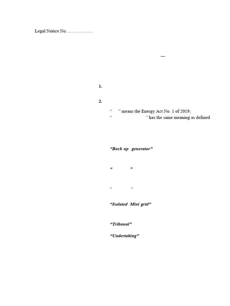 Energy Power Licensing Regulations 2024 | PDF | Wind Power | License