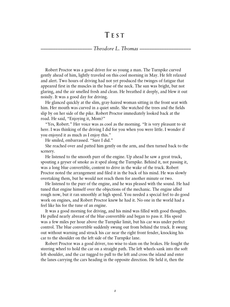 Hypnotic Driver's Test Gone Wrong | PDF