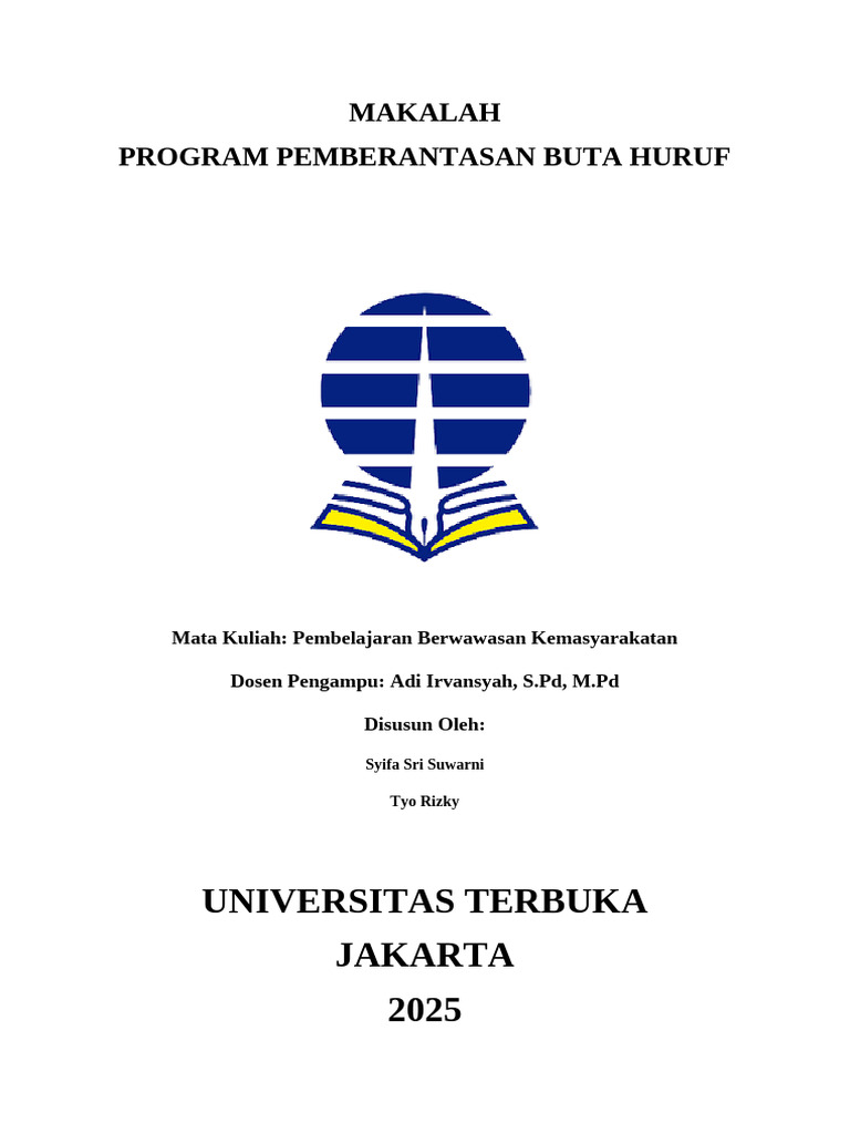 MAKALAH PBK | PDF