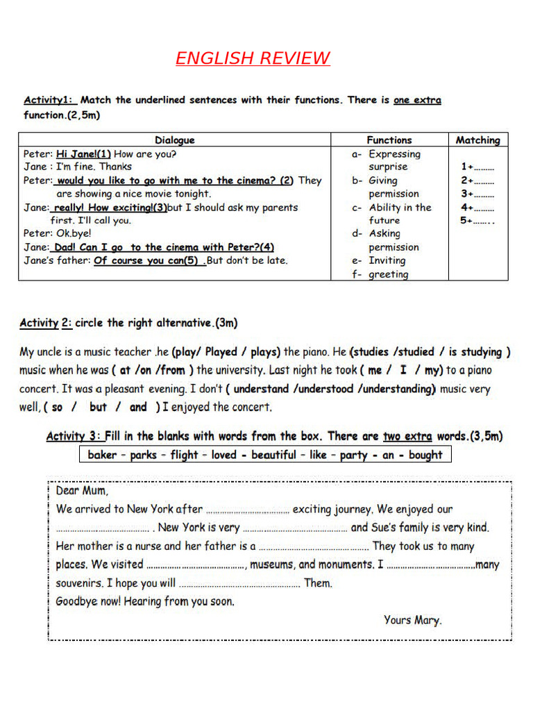 English Review | PDF