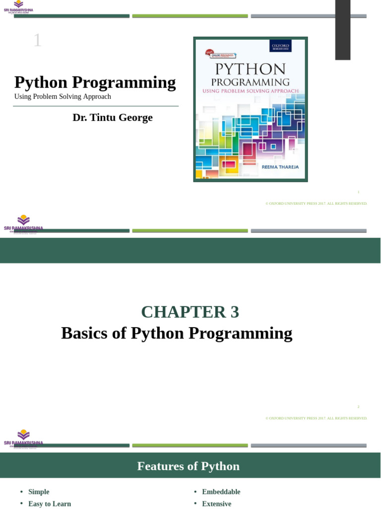 Basics of Python Programming | PDF | Data Type | Boolean Data Type
