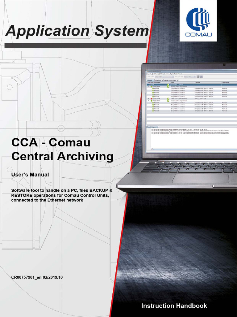 CCA Comau Central Archiving CR00757901 En-02-2019.10 | PDF | Computer ...