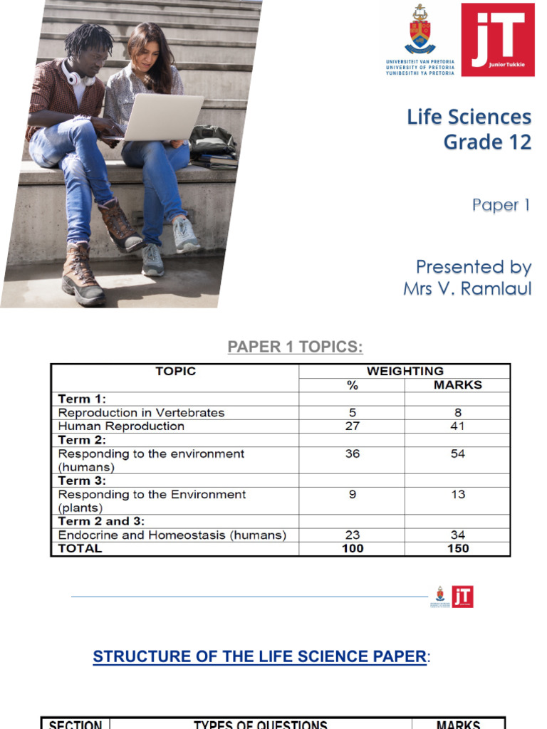 Life Sciences Paper 1 Summer School Exam Preparation | PDF ...