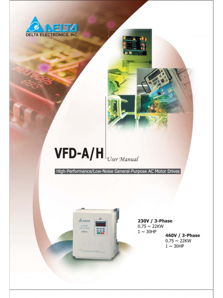 Delta VFD-A Series User Manual | PDF