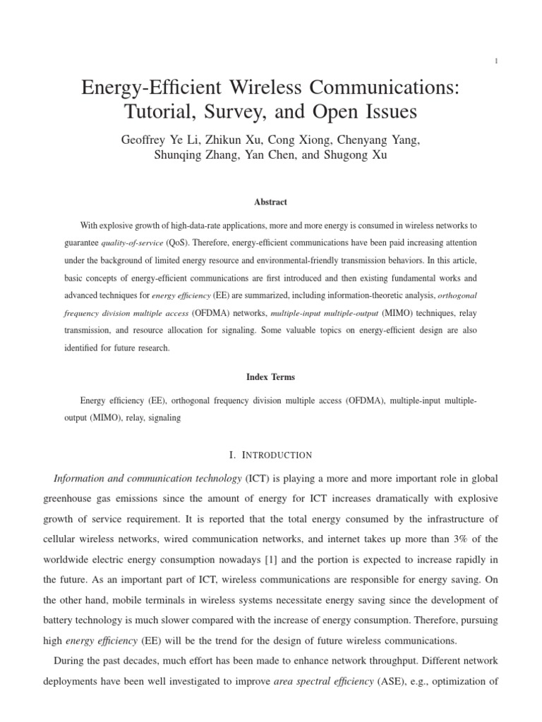 Energy-Efficient Wireless Communications: Tutorial, Survey, and Open ...