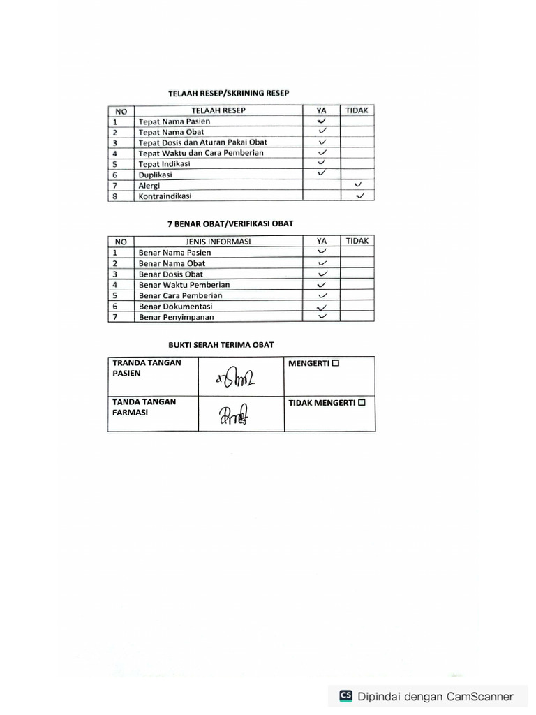 Skrining Resep | PDF