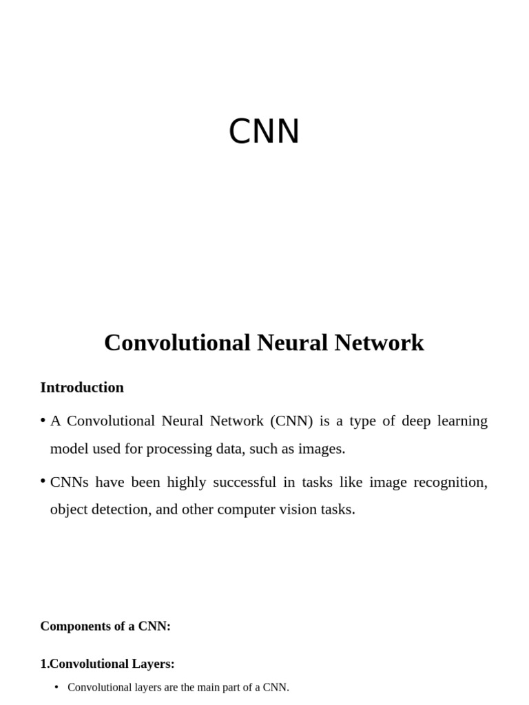 Cnn | PDF | Deep Learning | Computational Science