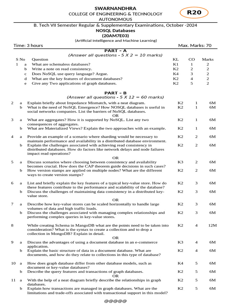 NOSQL | PDF | No Sql | Databases
