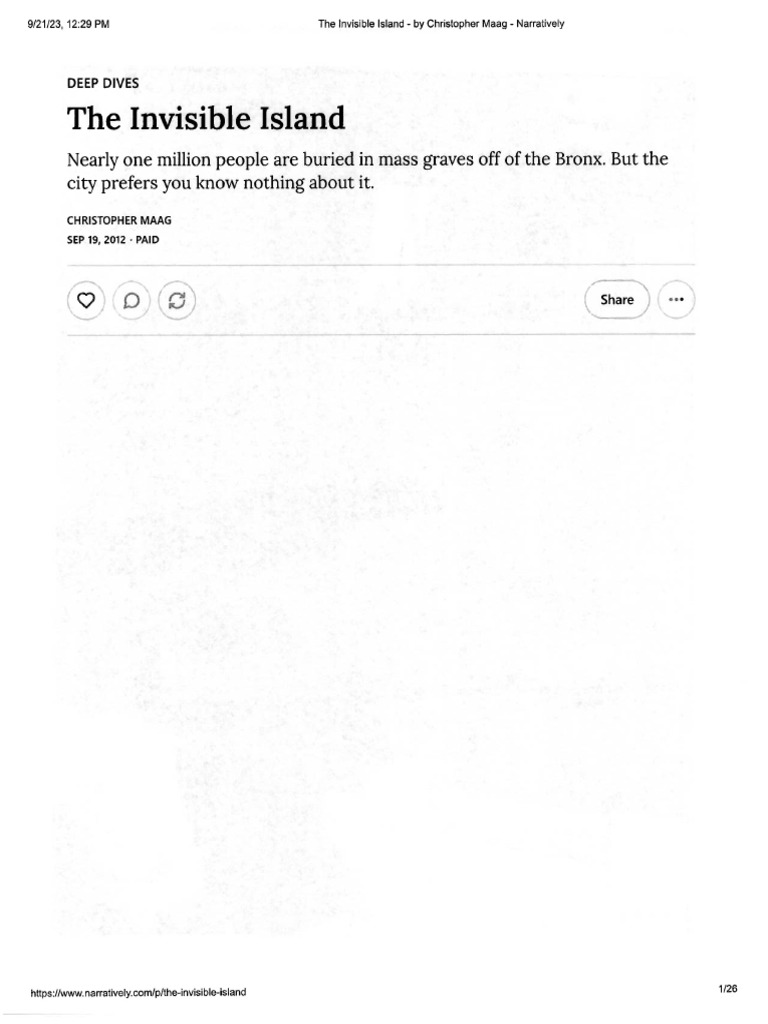 The Invisible Island - Christopher Maag | PDF