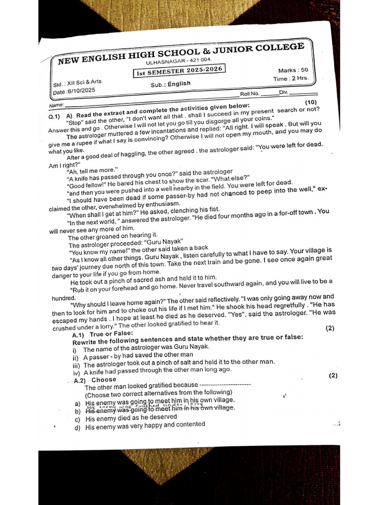 English Paper | PDF