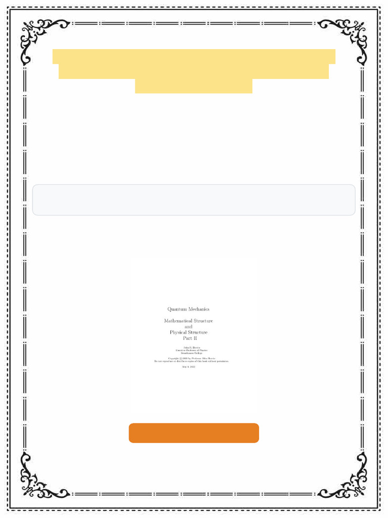 Quantum Mechanics Mathematical Structure and Physical Structure Part II ...