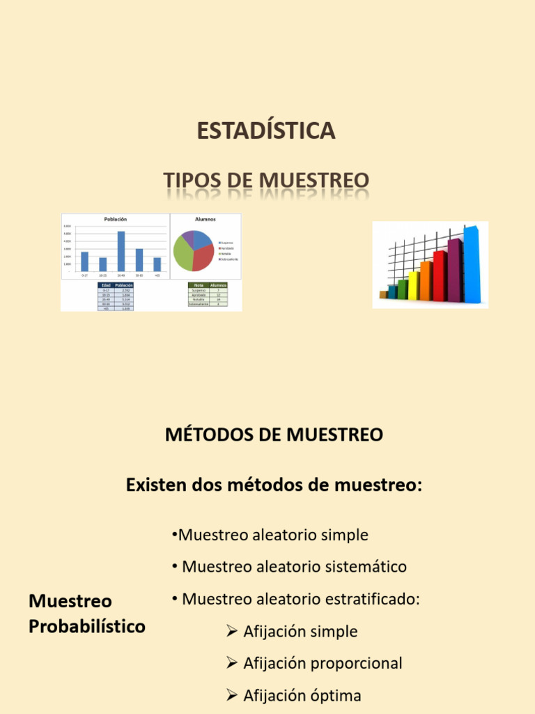 Métodos de Muestreo en Estadística | PDF | Muestreo (Estadísticas ...
