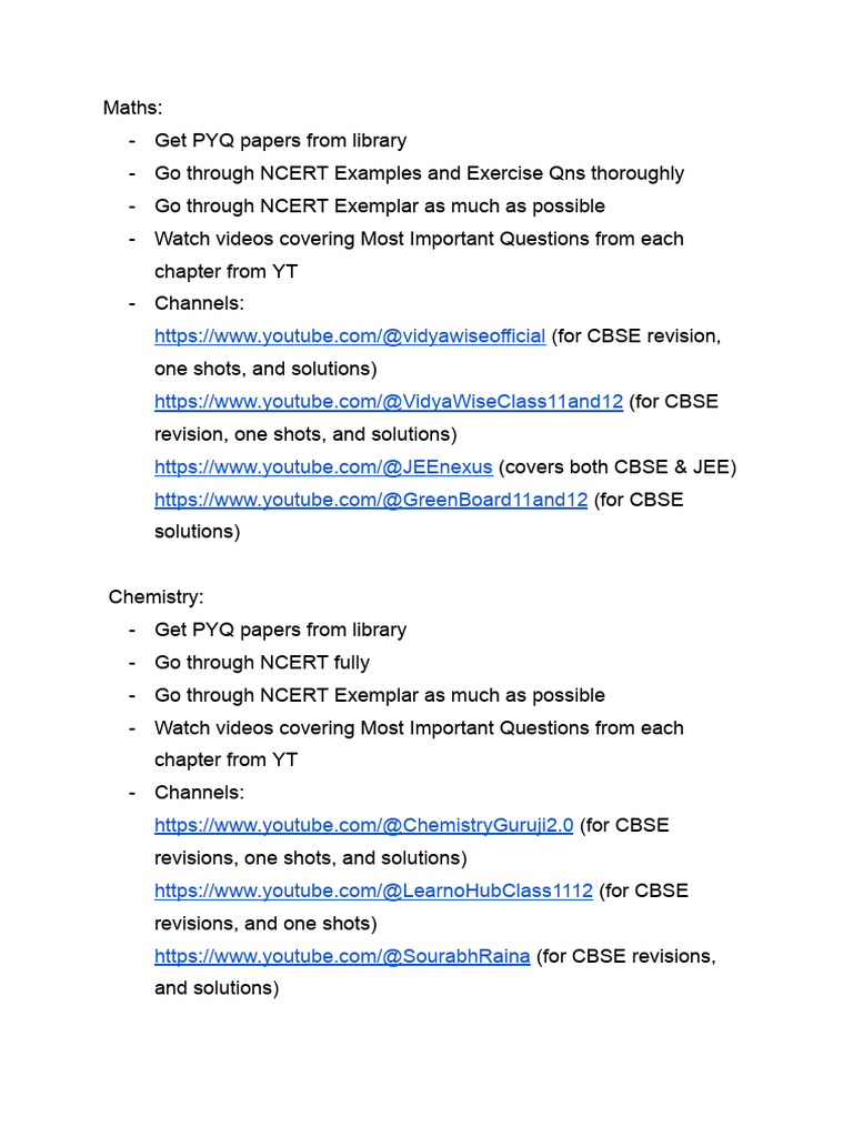 Study Tips Pdf