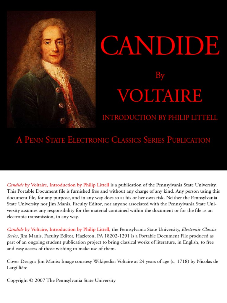 Voltaire Candide | PDF | Candide | Religion And Belief