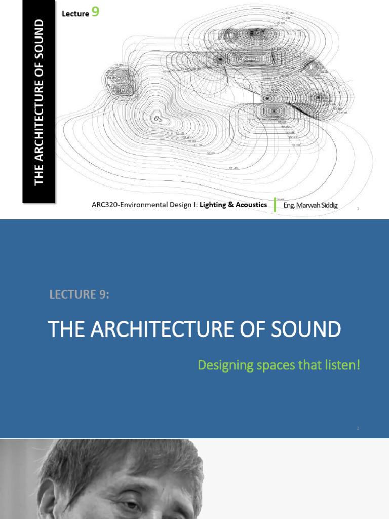 Lecture 9 - The Architecture of Sound | PDF | Sound | Acoustics