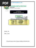 g10 Maths Lit Paper 2 Nov 2025 Memo | PDF | Area | Elementary Mathematics