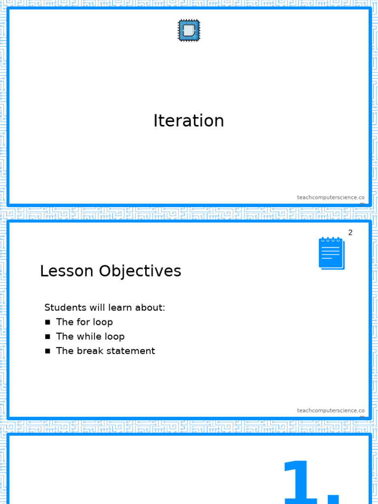 Presentation - 06 Iteration | PDF | Control Flow | Computer Programming