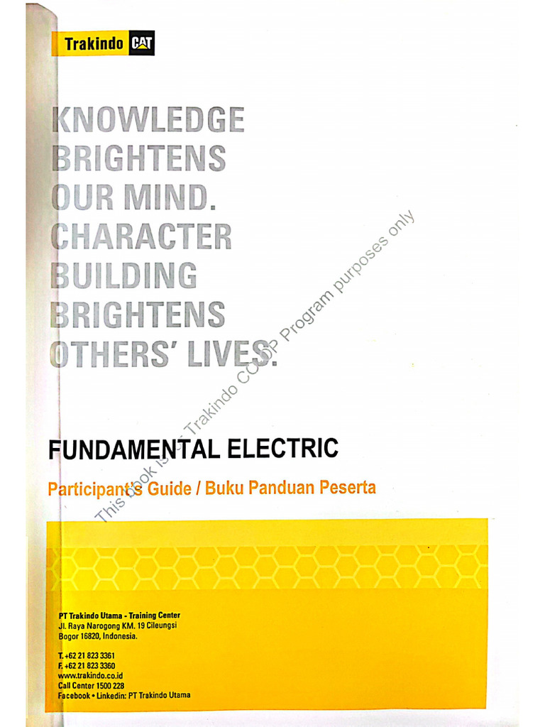 Buku Fundamental Electrical System | PDF