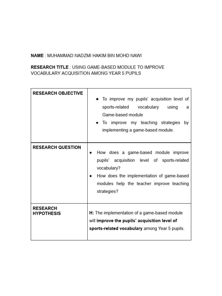 Proposal Mapping Template | PDF