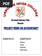 A4 Project File Template for Students | PDF