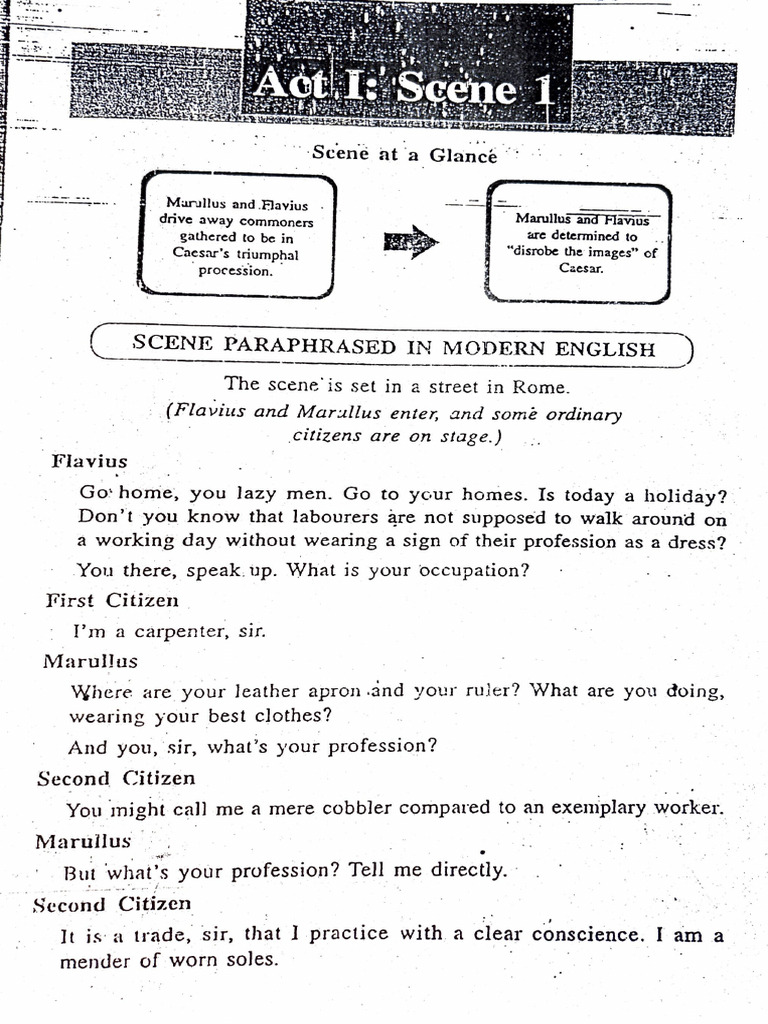 Act 1, Scene 1 | PDF