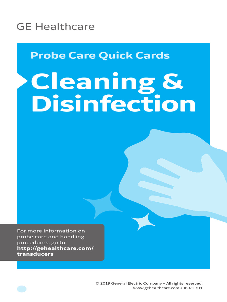 Ultrasound Probe Cleaning Guide | PDF | Disinfectant