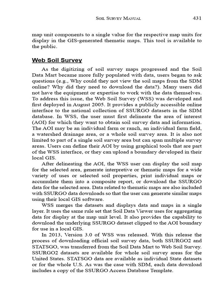 Soil Survey Manual 2017-30 | PDF | Soil | Geographic Information System