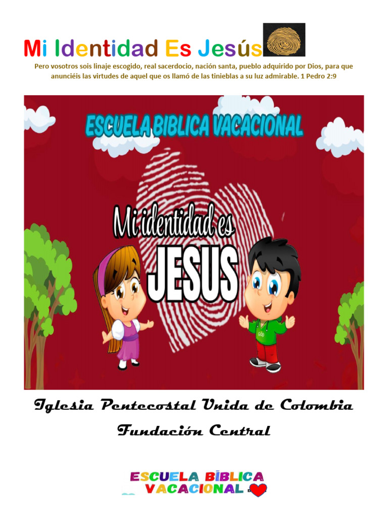 Identidad en Cristo: Actividades Bíblicas | PDF | Cristo (título ...