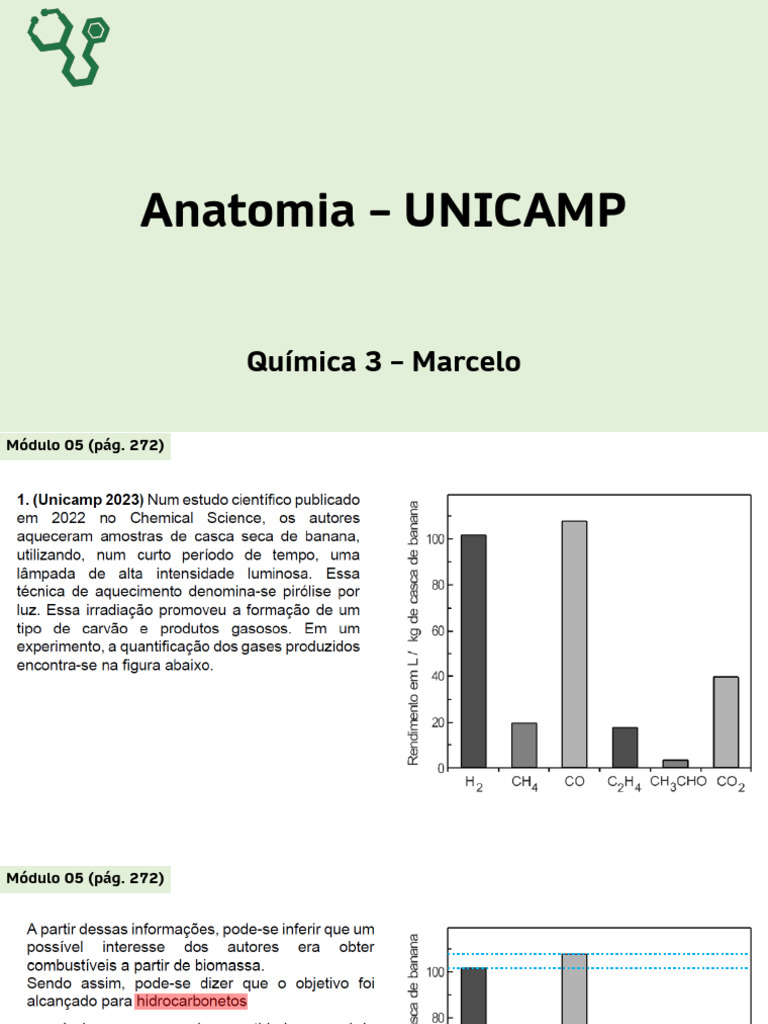 Química UNICAMP - 2025 | PDF