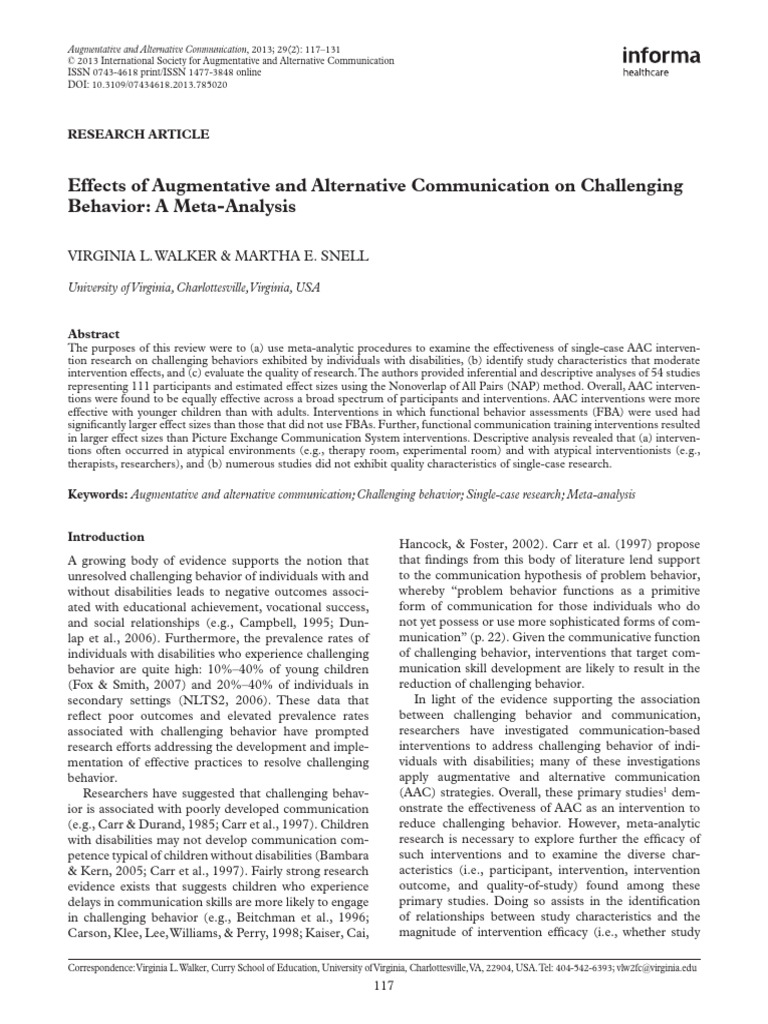 Meta-2013-Walker, VLEffects of Augmentative and Alternative ...