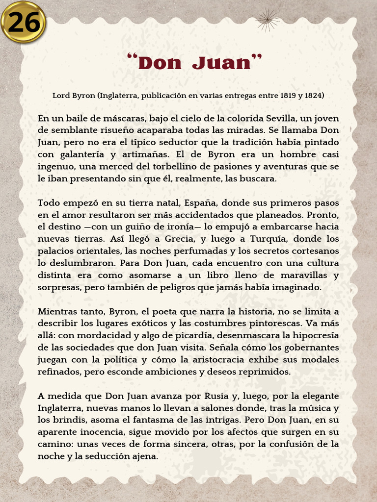26. Don Juan | PDF | Lord Byron | Don Juan