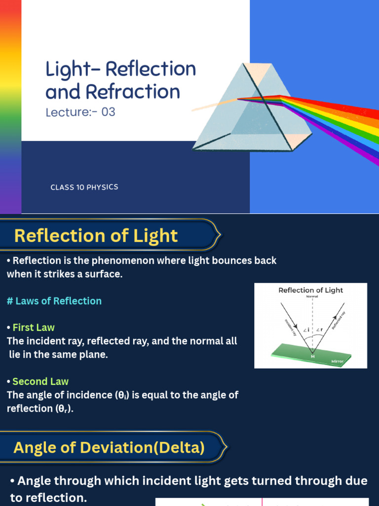 Class 10 Light Lecture 3 | PDF