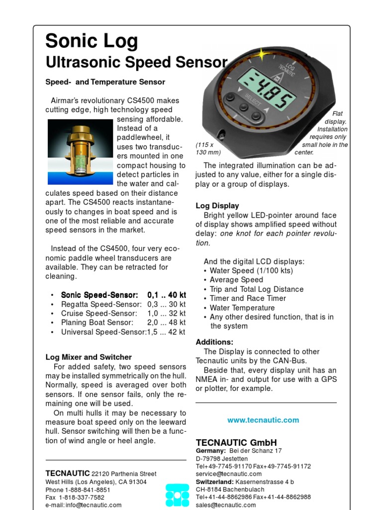 Sonic Log | PDF