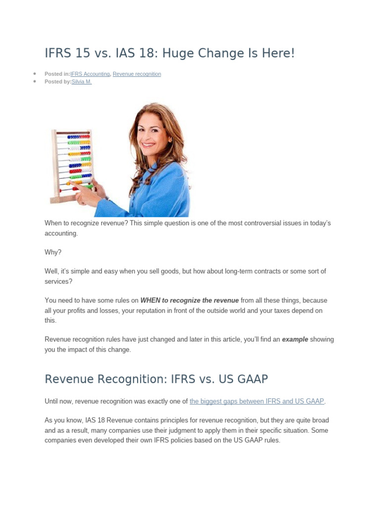 IFRS 15 Revenue Recognition Explained | PDF | International Financial ...