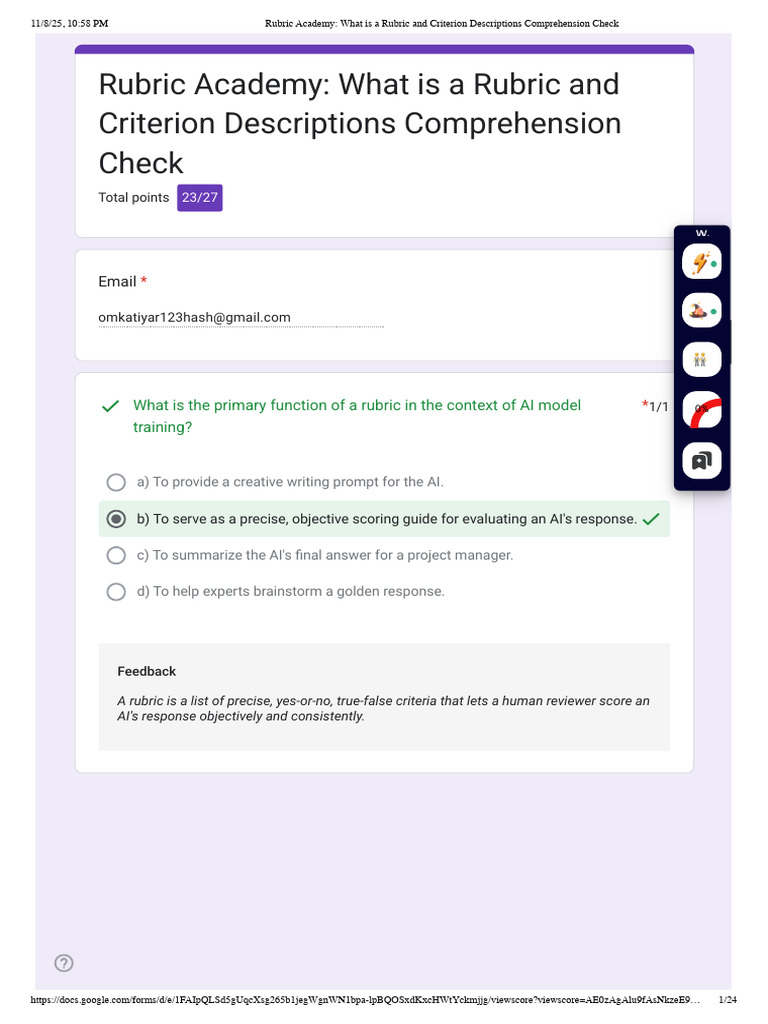 Rubric Academy - What Is A Rubric and Criterion Descriptions ...