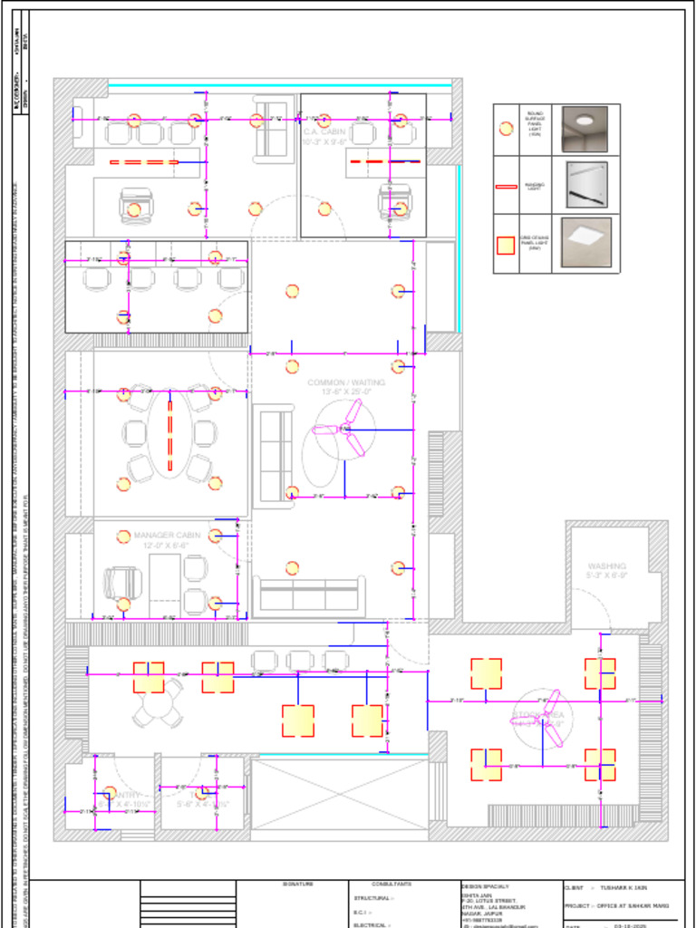 2nd Floor Light Placement | PDF