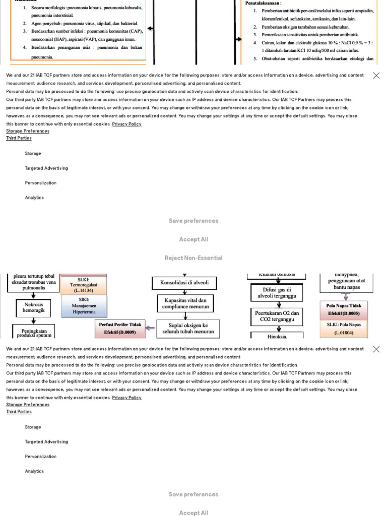 PDF Sistem Respiratory Woc Pneumonia Khairita Silvana Sofyan Compress | PDF