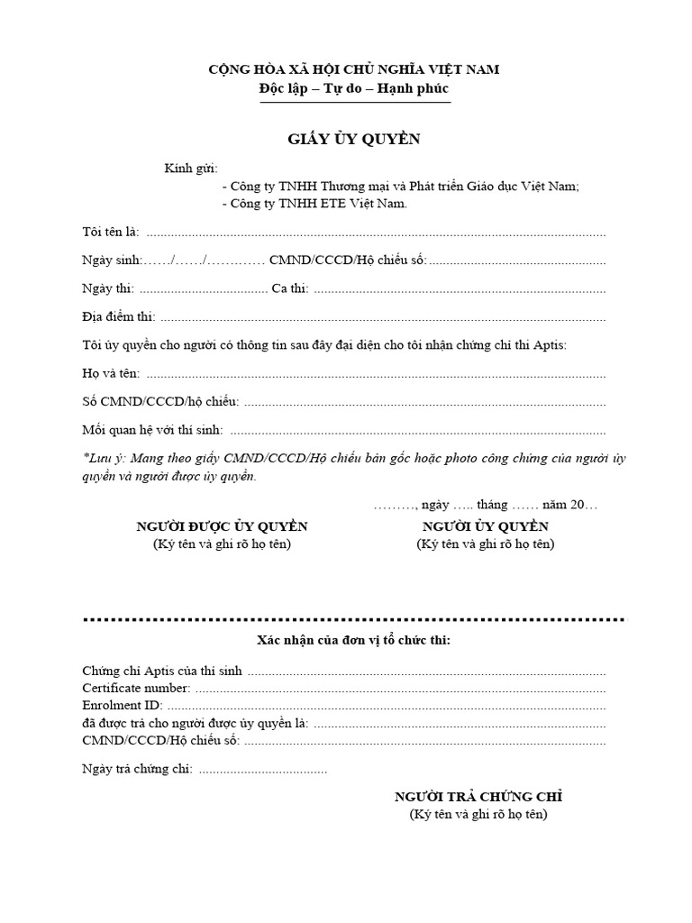 Authorizedperson Aptis | PDF