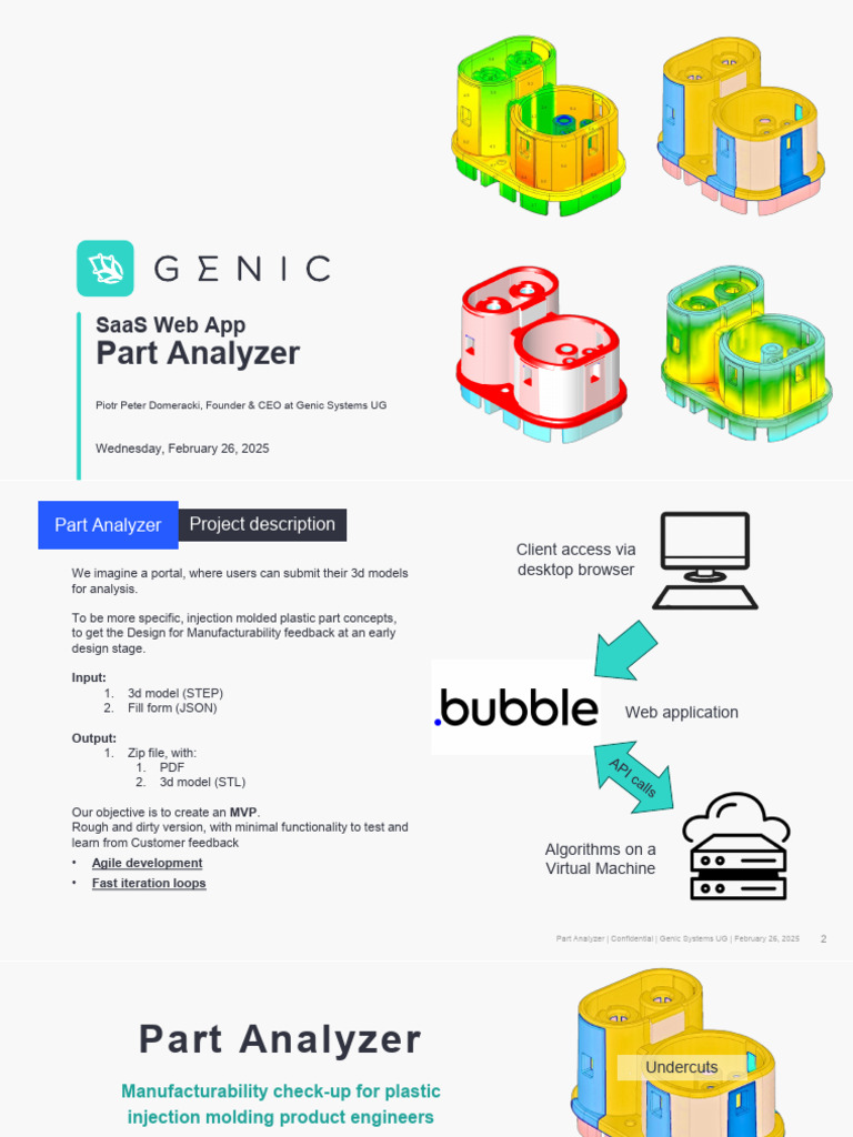 Genic - Part Analyzer - SaaS - Project Outline - v002 | PDF | Computing | Software