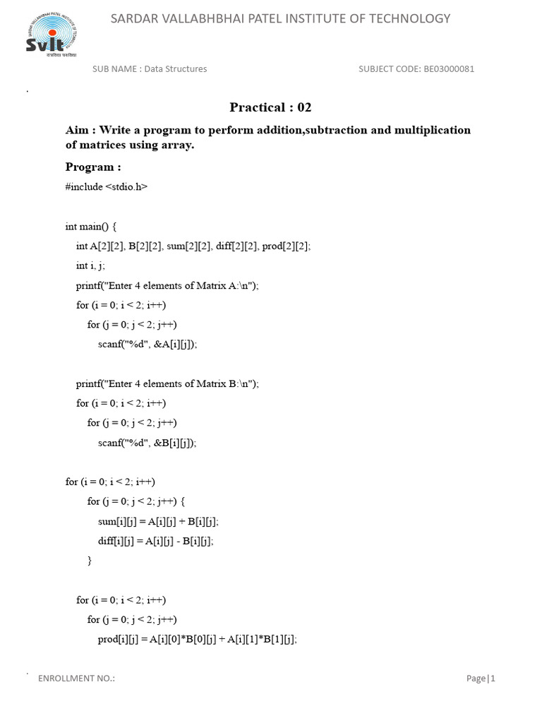 Prac 2 | PDF