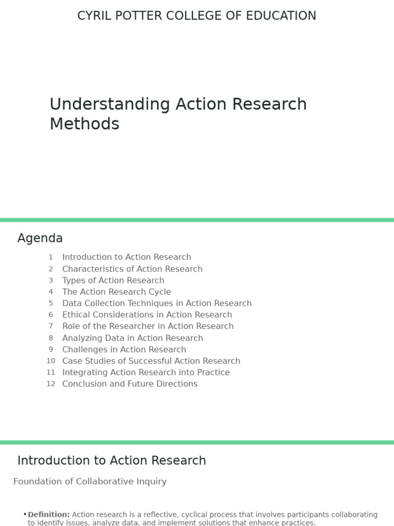 Research Methods | PDF | Action Research | Qualitative Research