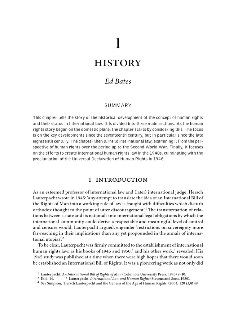 History of Human Rights Development | PDF | Abolitionism | Slavery