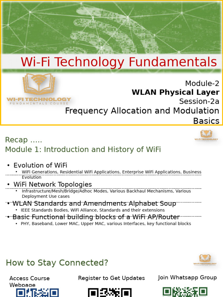 05_M2_S1_Frequency Allocation and Modulation Basics | PDF | Orthogonal Frequency Division ...