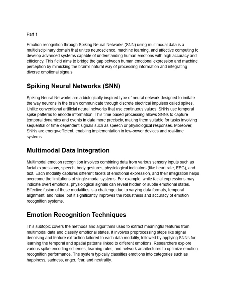 Project Report | PDF | Neuroscience | Cognitive Science