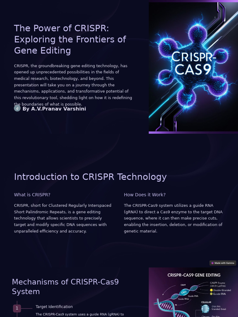 The Power of CRISPR Exploring The Frontiers of Gene Editing | PDF ...