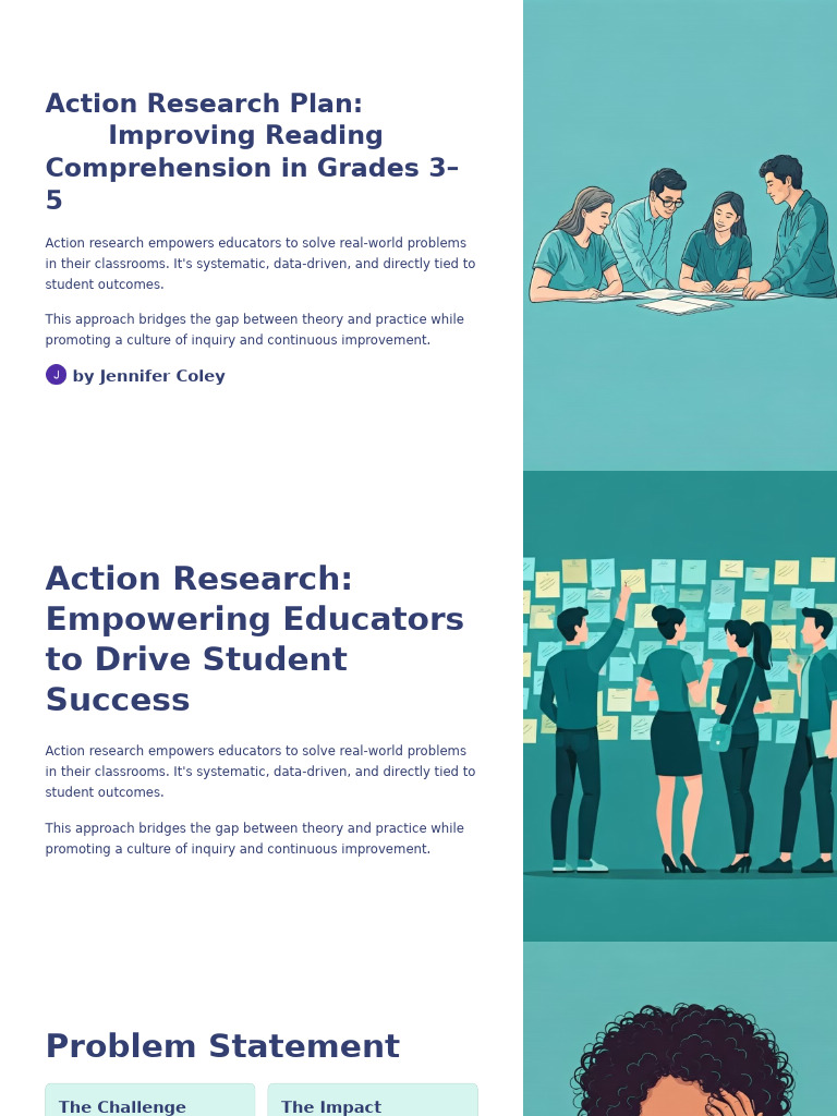 Action Research Plan Improving Reading Comprehension in Grades 3 5 1 ...