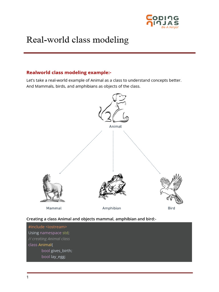Real-World Class Modeling | PDF