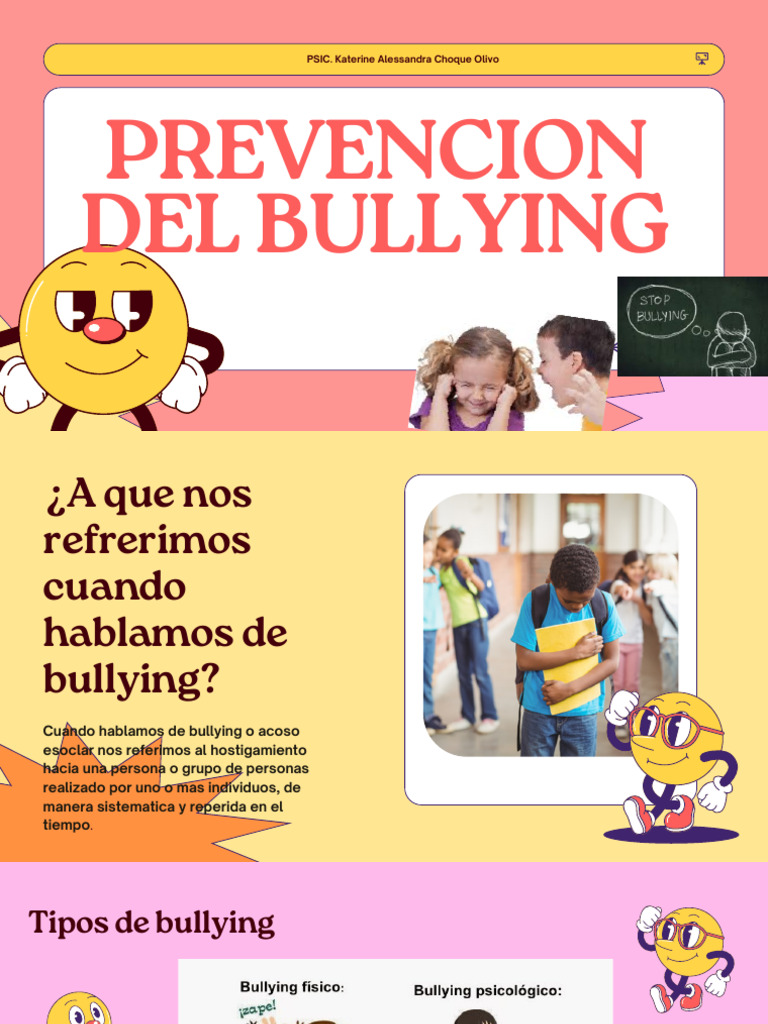Prevención del Bullying Escolar | PDF